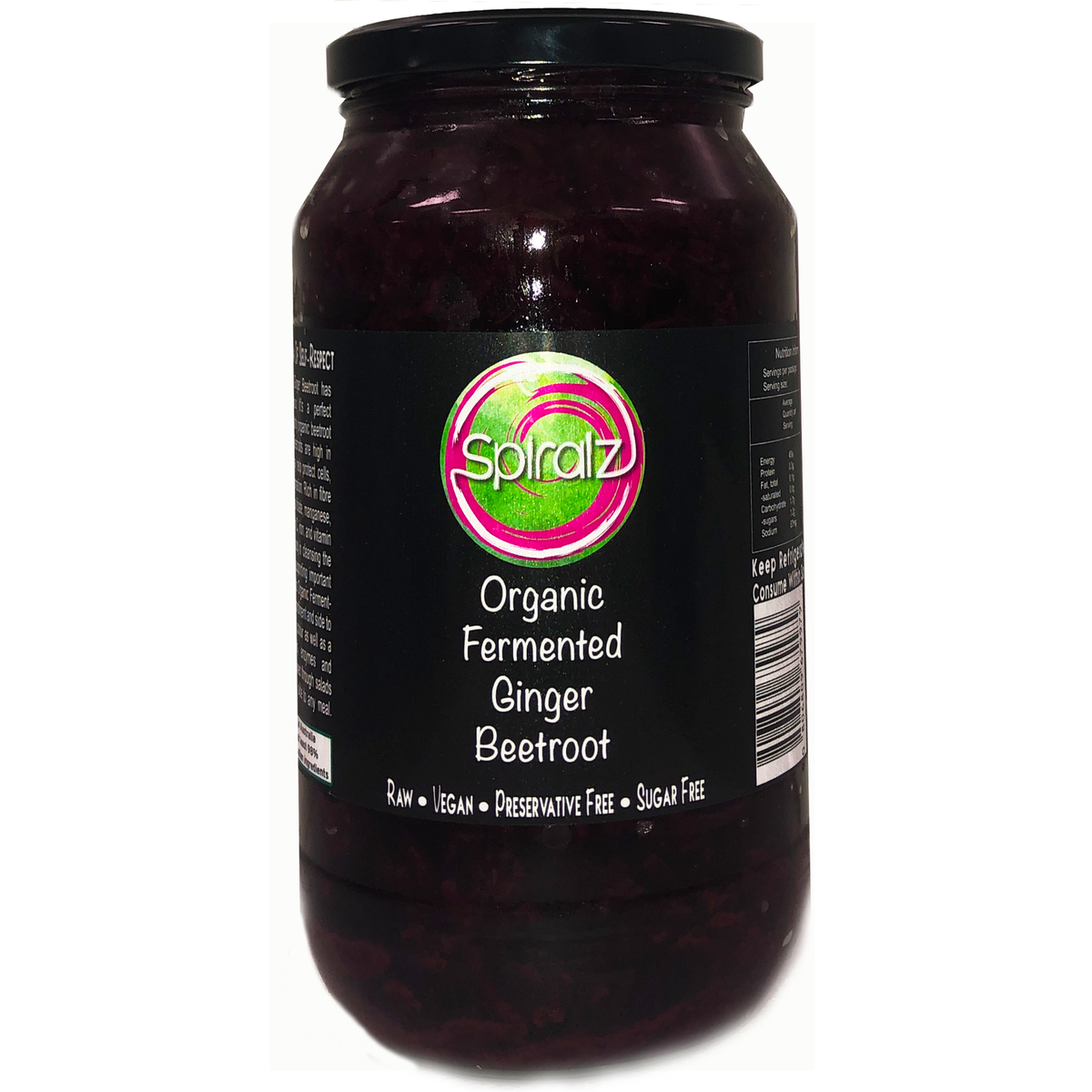Spiralz Organic Fermented Ginger Beetroot – Bold in Flavour, Rich in F ...