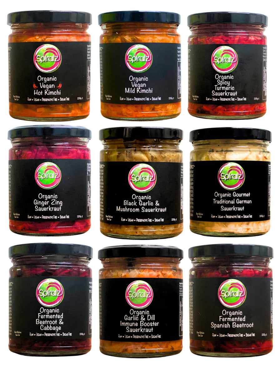 SINGLE 220g TASTER JAR'S – Spiralz Fermented Foods